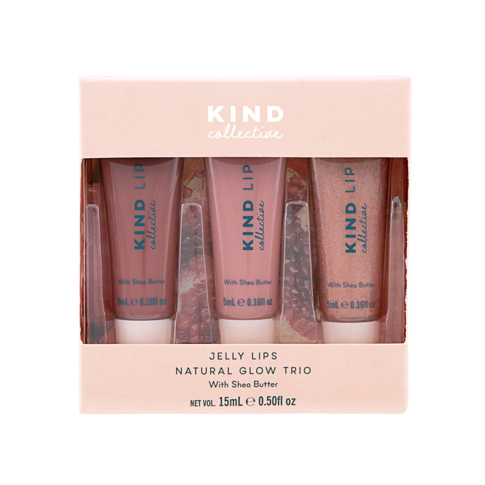 Jelly Lips Trio | Vegan Lip Gloss - The KIND Collective